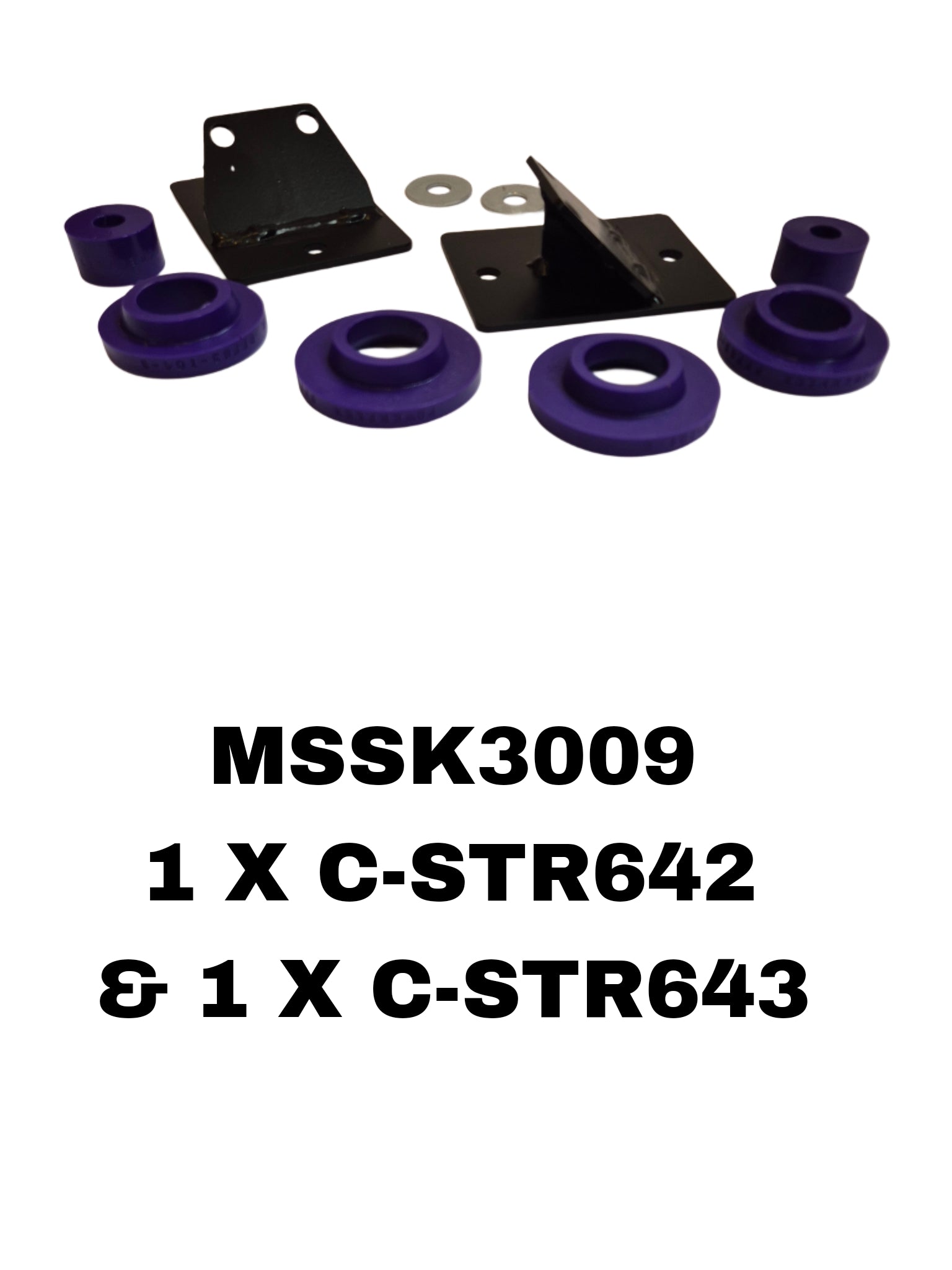 Front Subframe Kit - Classic Mini Mounting Brackets Poly Bushes – Green ...